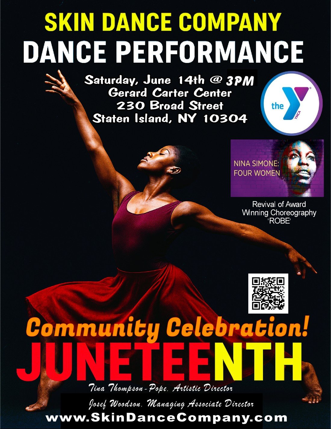 JUNETEENTH Community CELEBRATION with SKIN DANCE COMPANY Tickets | YMCA ...