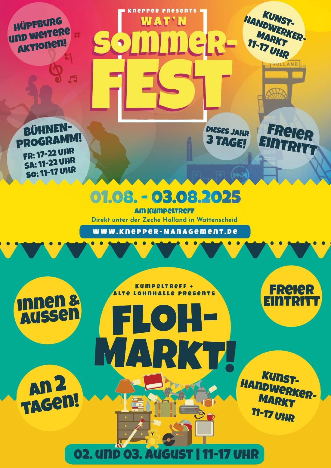 Flohmarkt - Alten Lohnhalle Wattenscheid by Knepper Management | Alte ...