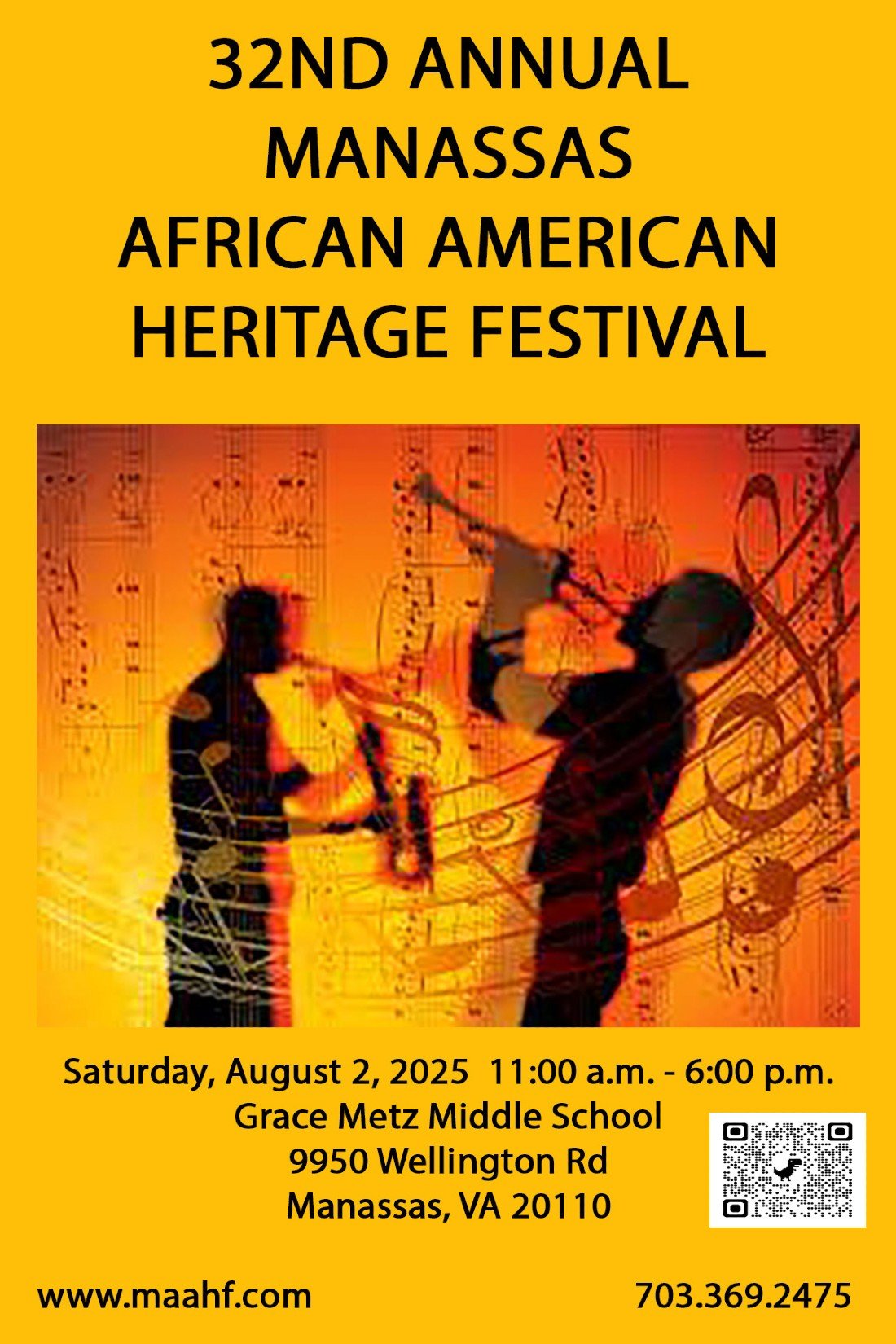32nd Annual Manassas African-American Heritage Festival Tickets at Metz ...