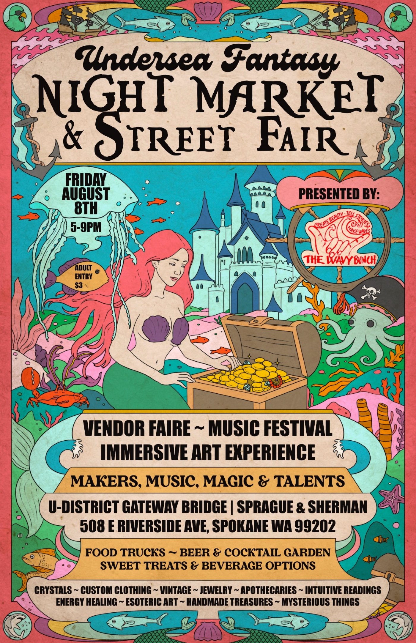 Undersea Fantasy NIGHT MARKET & Street Fair—Vendor Faire, Music ...