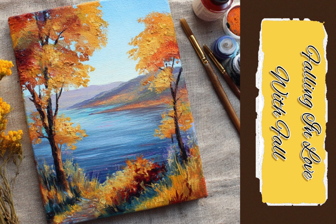 Back to the Basics Acrylic Painting: Beginner Level 1 - Falling in Love ...