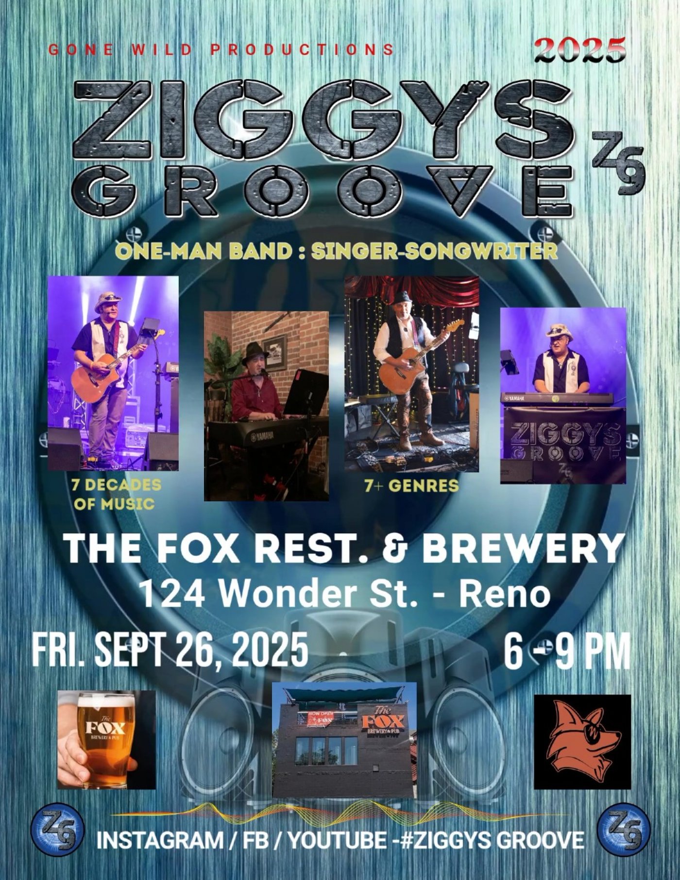 Debut Live Show at The Fox Brewery in Reno | The Fox Restaurant ...