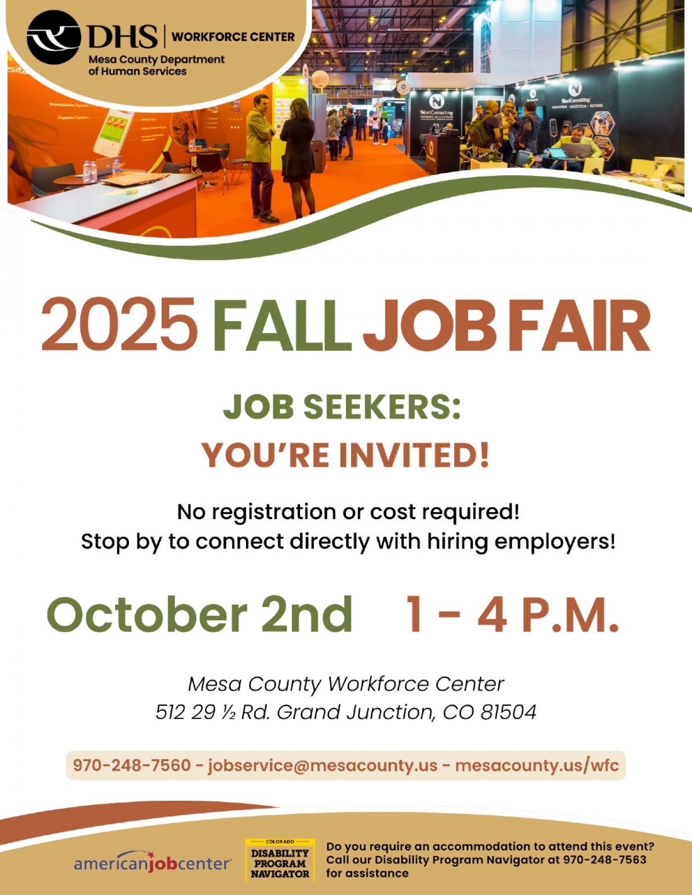 2025 Fall Job Fair Tickets at Mesa County Workforce Center, Grand ...