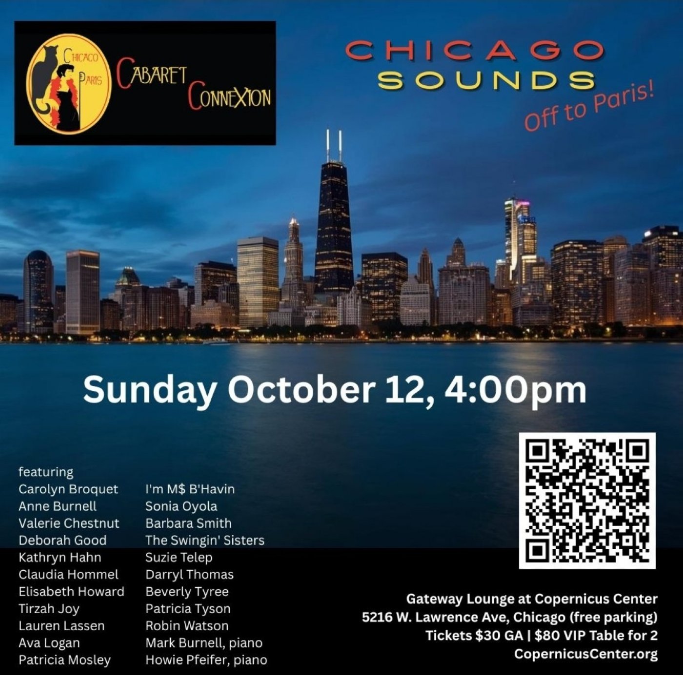 Chicago Sounds- Off to Paris Cabaret Concert at Copernicus Center ...