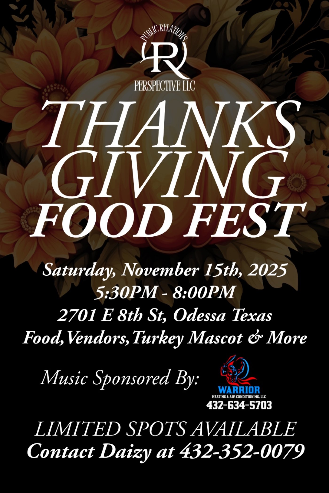 Thanksgiving Food Fest Tickets at American Legion Post 430, Odessa on ...