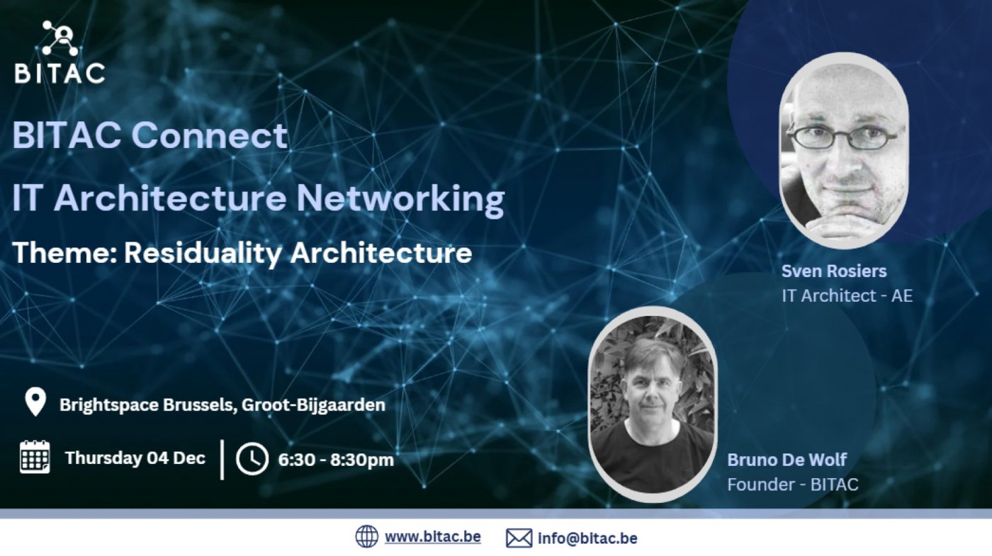 BITAC Connect - IT Architecture Networking at Brightspace Brussels ...