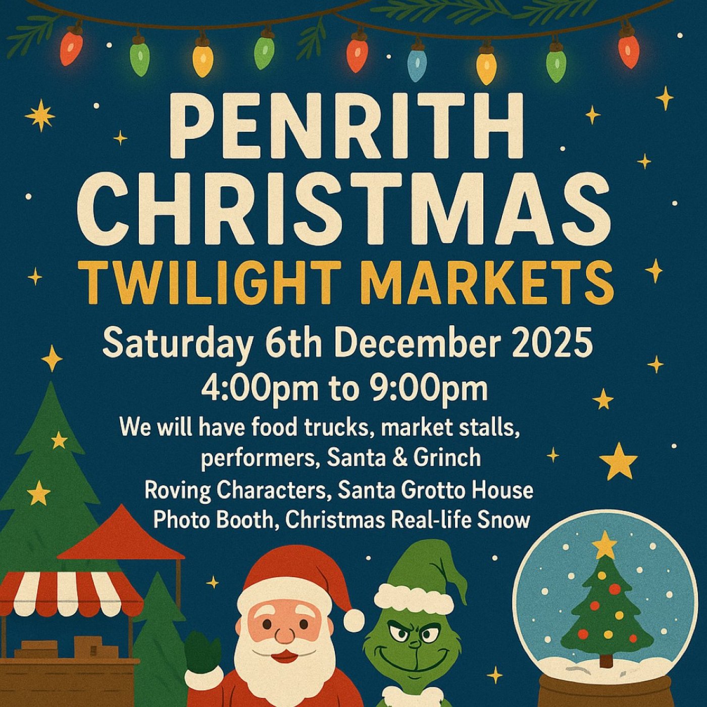Penrith Christmas Twlight Christmas Markets 2025 Tickets at Club ...