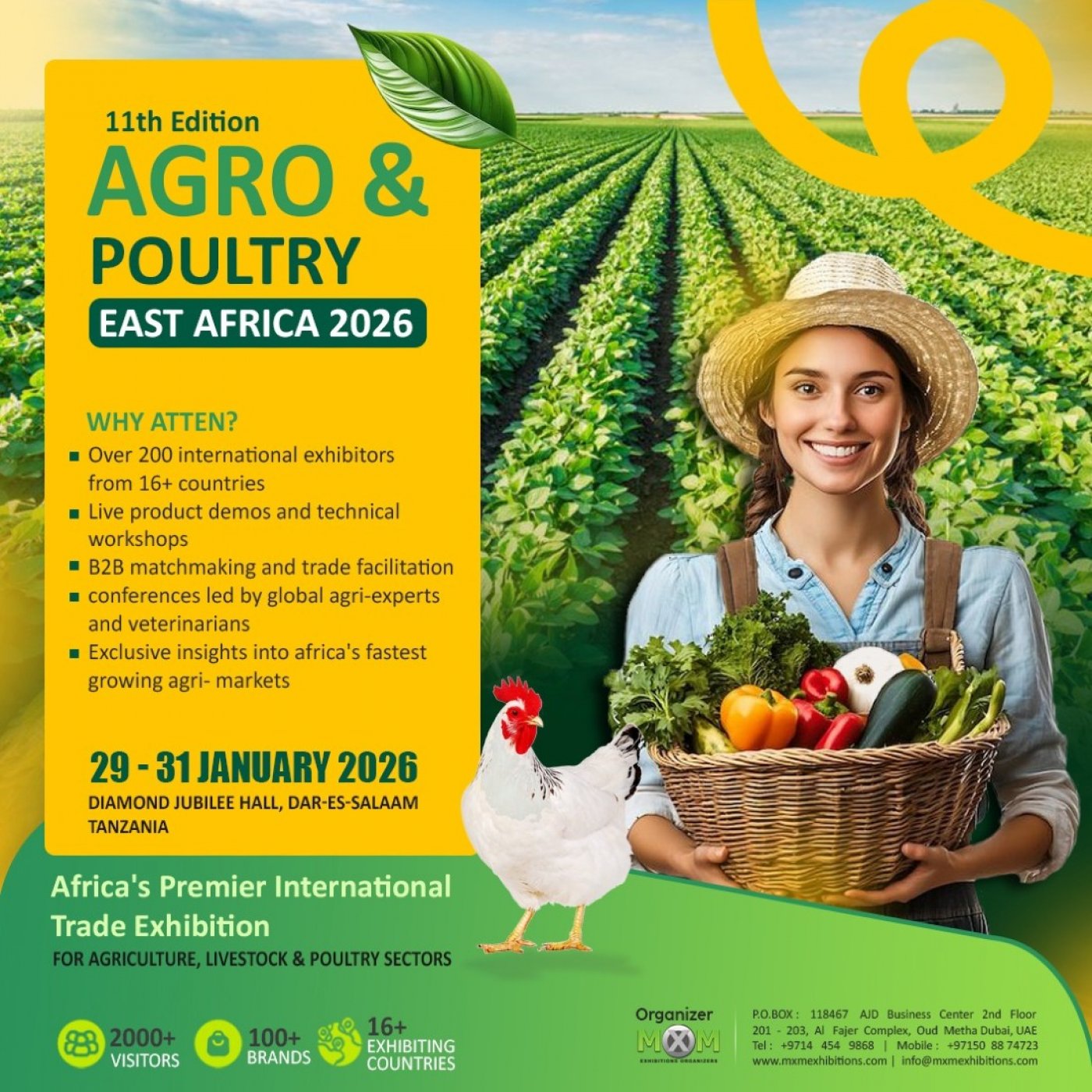 11th Agro & Poultry Africa 2026 at The Aga Khan Diamond Jubilee Hall ...