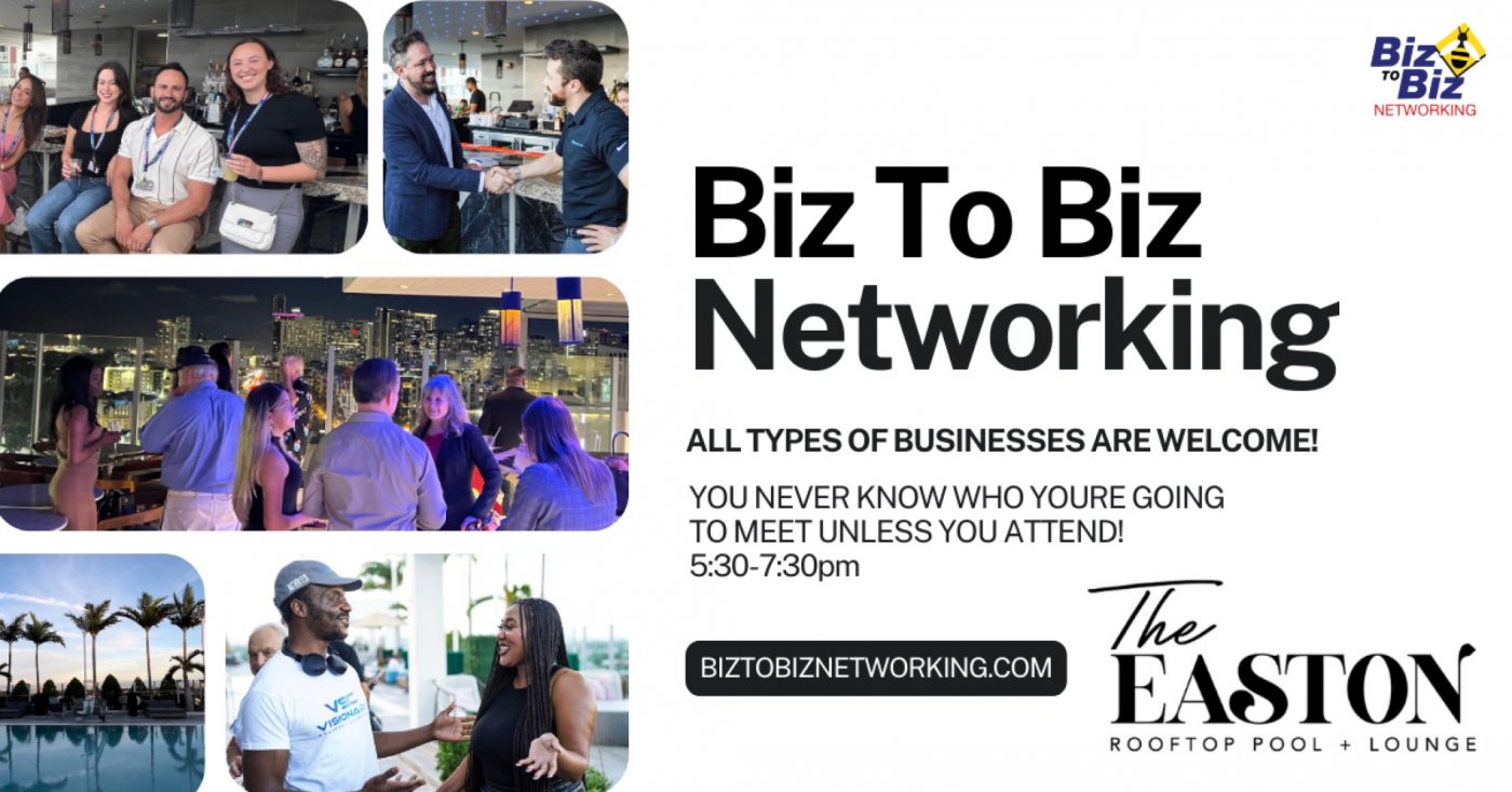 Biz To Biz Networking at The Easton Rooftop Tickets at The Easton ...