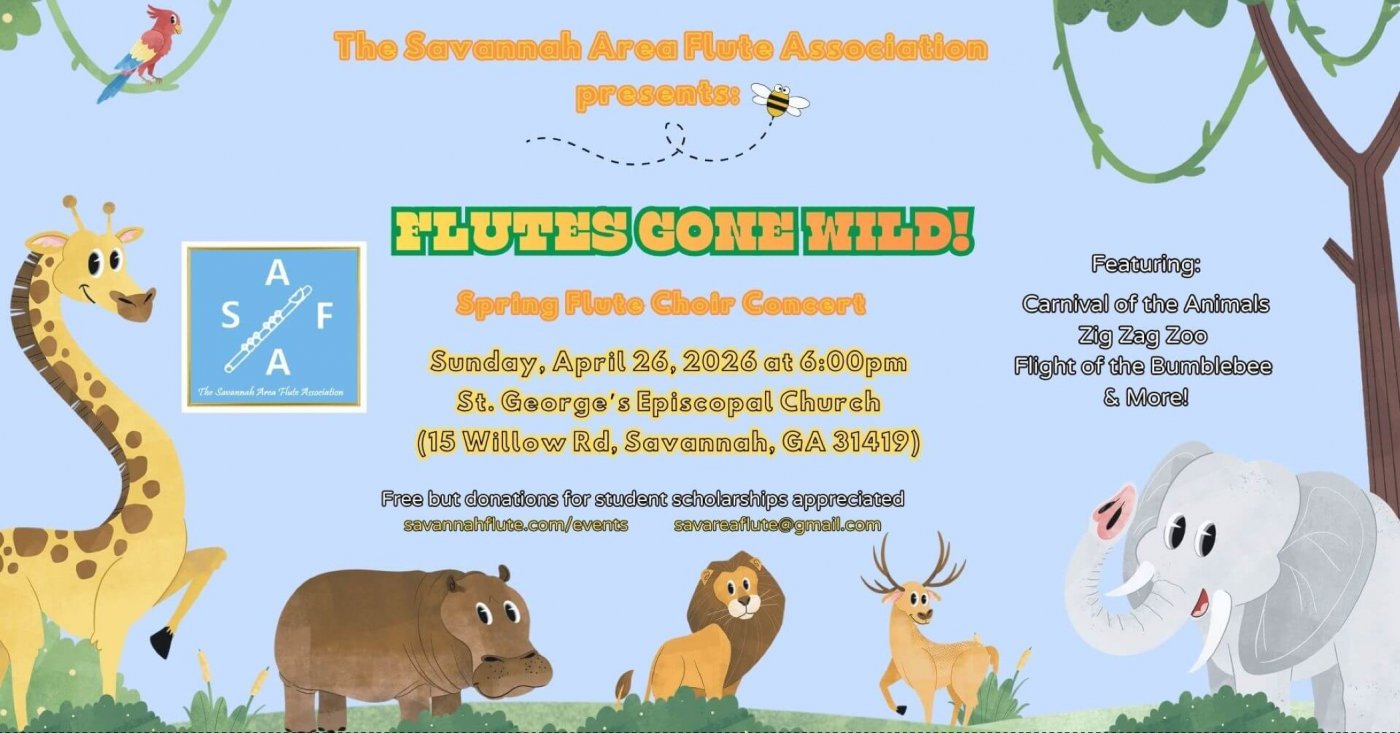 Flutes Gone Wild! Tickets at St George's Episcopal Church, 15 Willow ...
