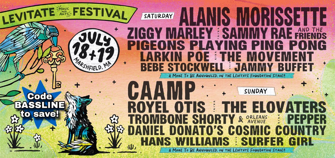 Levitate Music + Arts Festival 2026 | Alanis Morissette, Ziggy Marley ...
