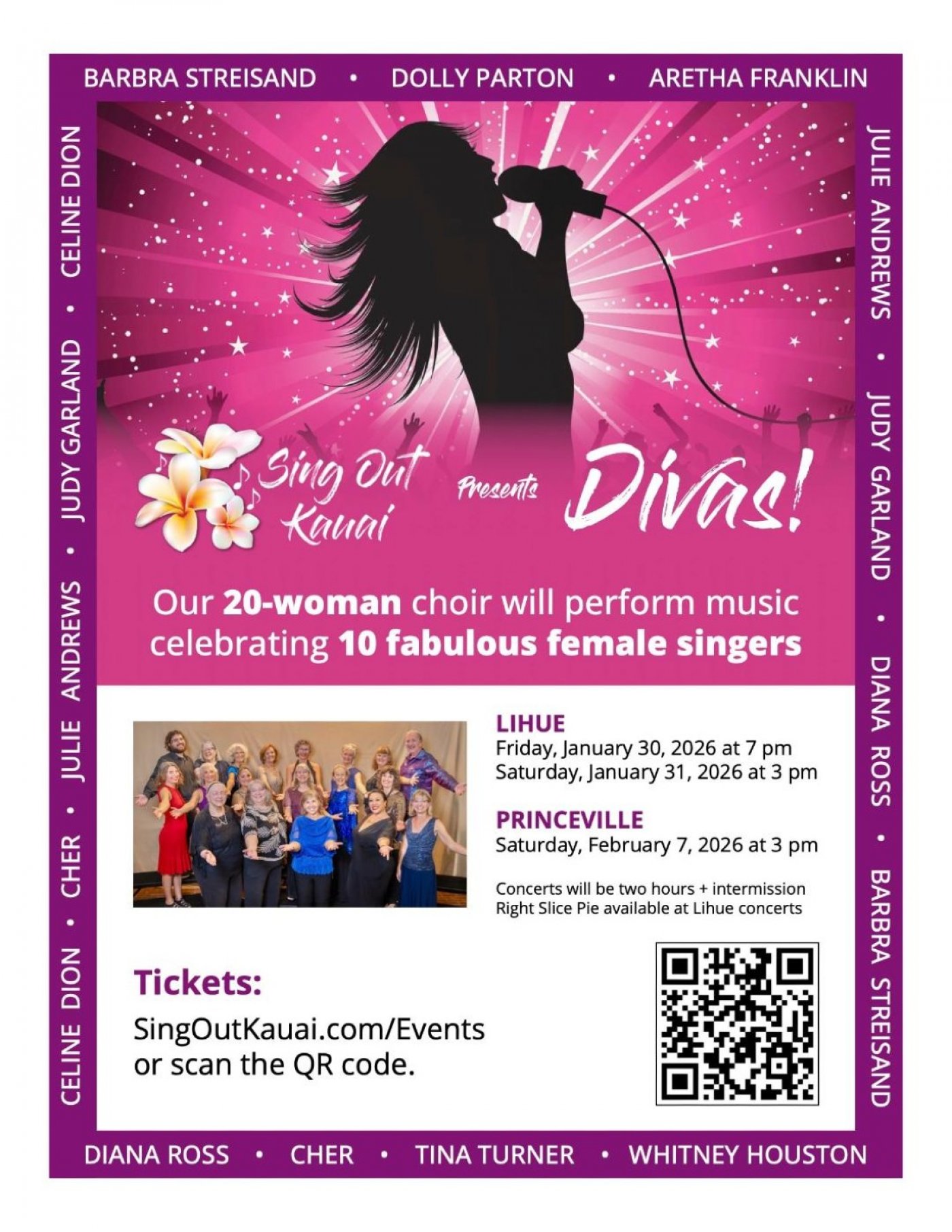 SING OUT KAUAI presents Divas! at Saint Michael and All Angels ...