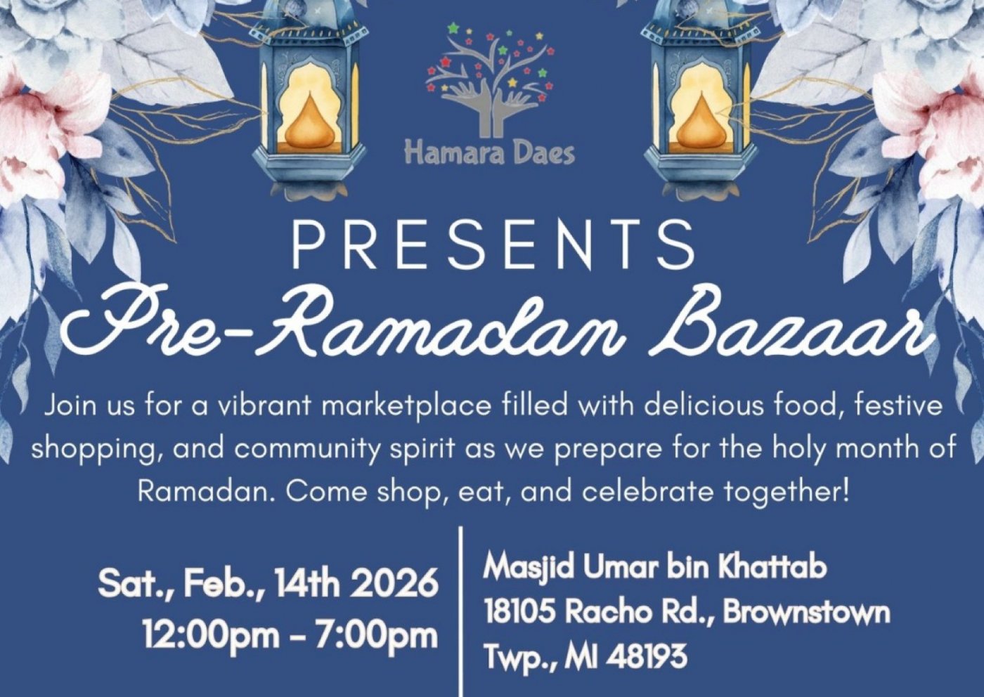 Calling all sisters! Pre-Ramadan Bazaar By Hamara Daes Tickets at ...