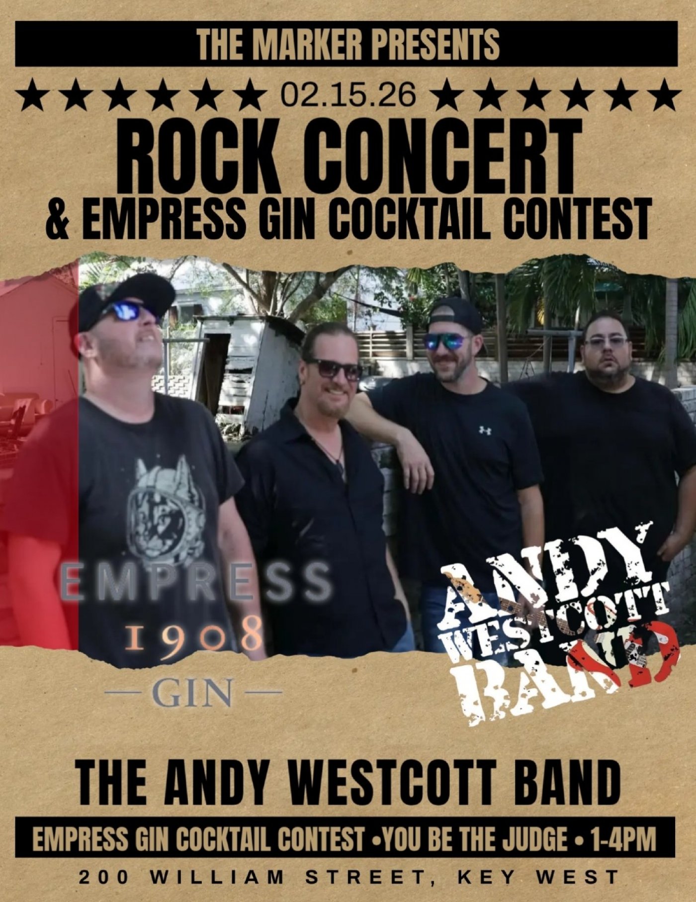 Empress Gin Cocktail Contest with Andy Westcott Band LIVE at The Marker ...