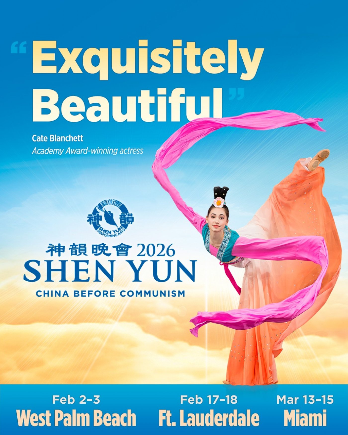 Shen Yun 2026 in West Palm Beach at Kravis Center for the Performing ...